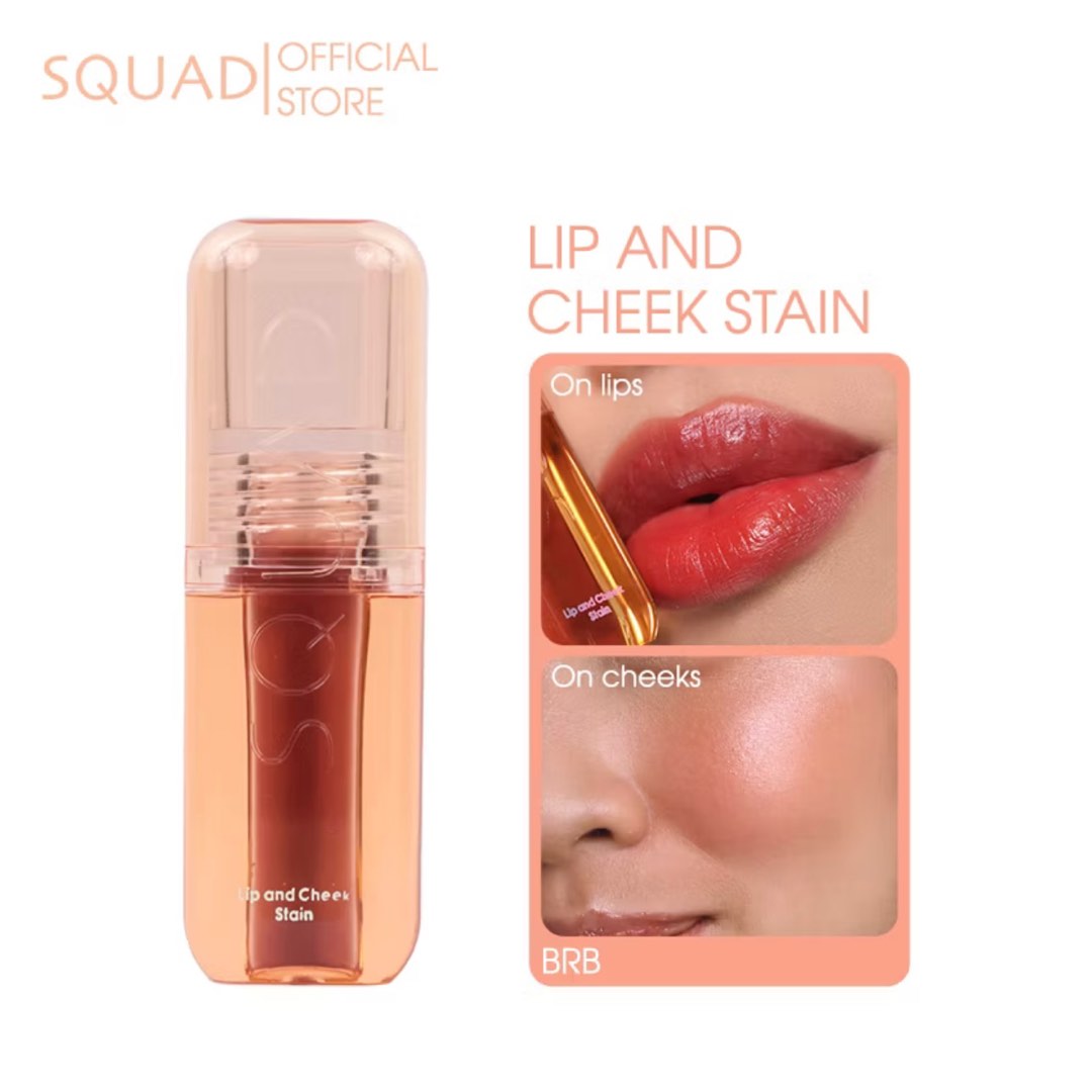 Squad Cosmetics Lip & Cheek Stain in BRB, Beauty & Personal Care, Face ...