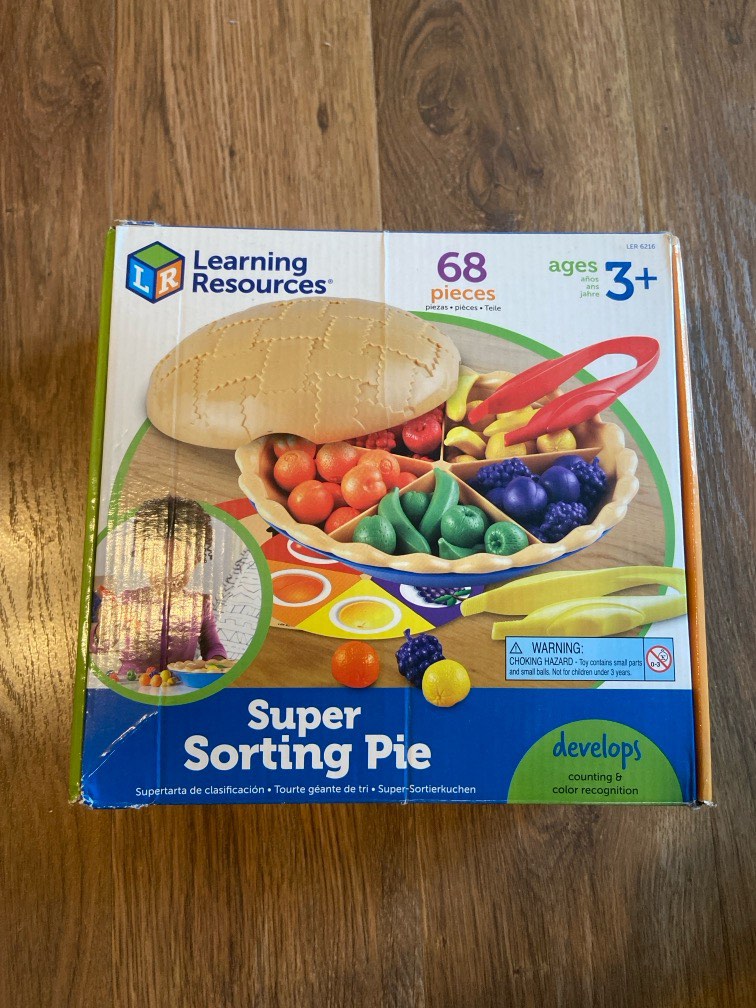 Super sorting pie - counting and colour recognition, 興趣及遊戲, 玩具 & 遊戲類 - Carousell