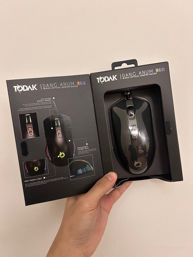 TODAK GAMING MOUSE (DANG ANUM) RGB, Computers & Tech, Parts ...
