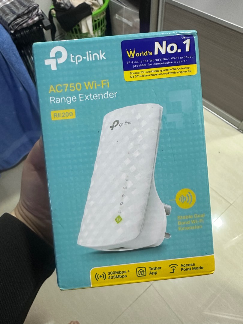 TP-Link AC750 Wi-Fi Range Extender, Computers & Tech, Parts ...