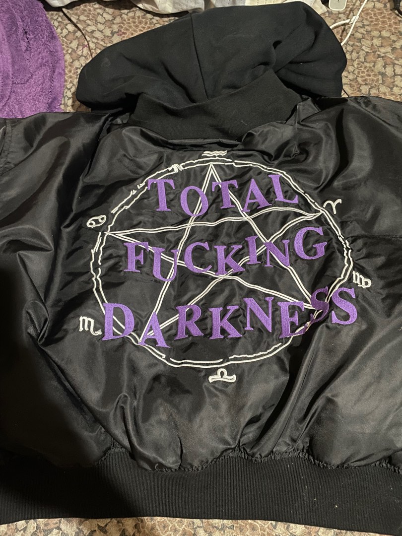 Vetements bomber jacket TFD, Men's Fashion, Tops & Sets, Hoodies on ...