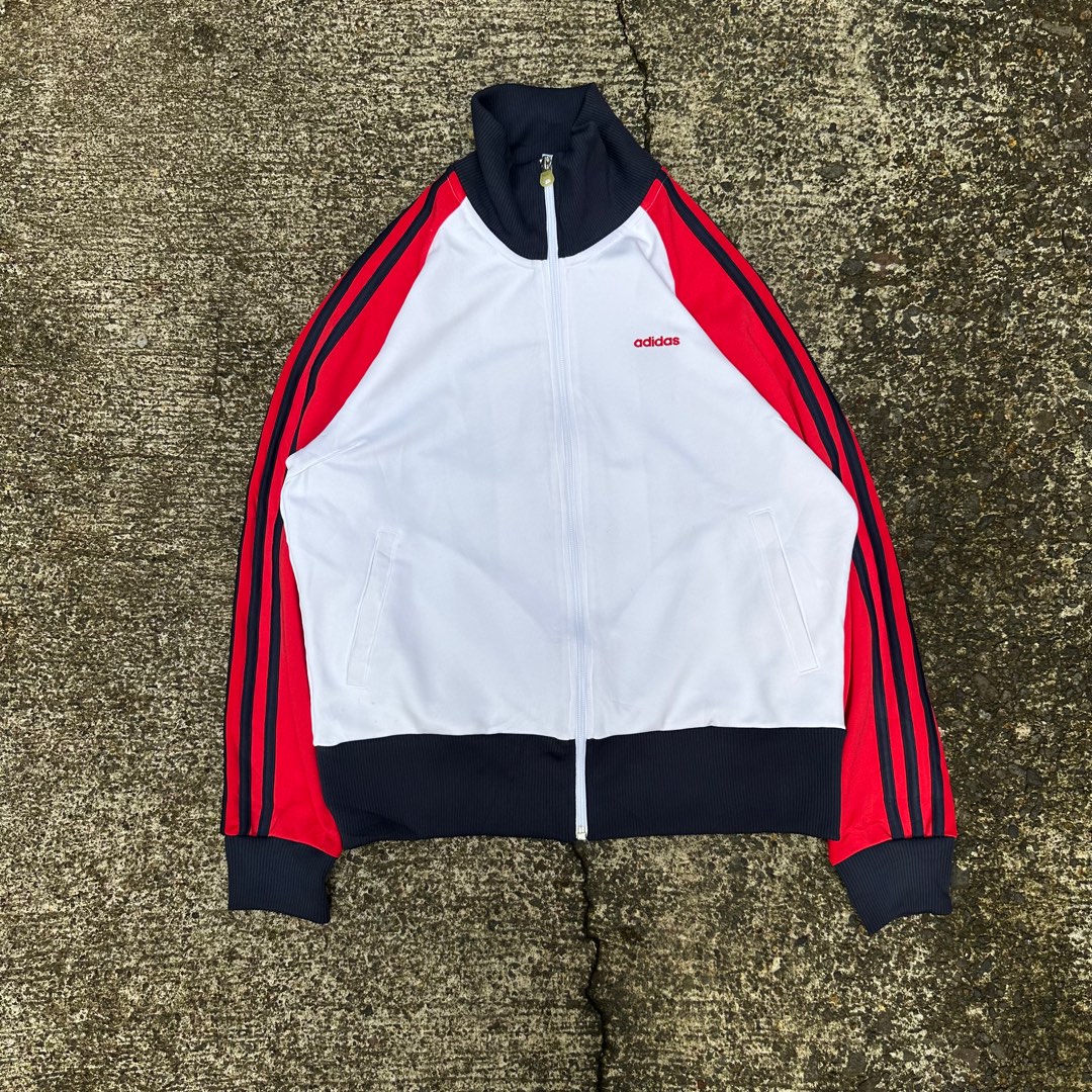 Vintage Adidas Tri-Color Striped Jacket, Men's Fashion, Coats, Jackets ...