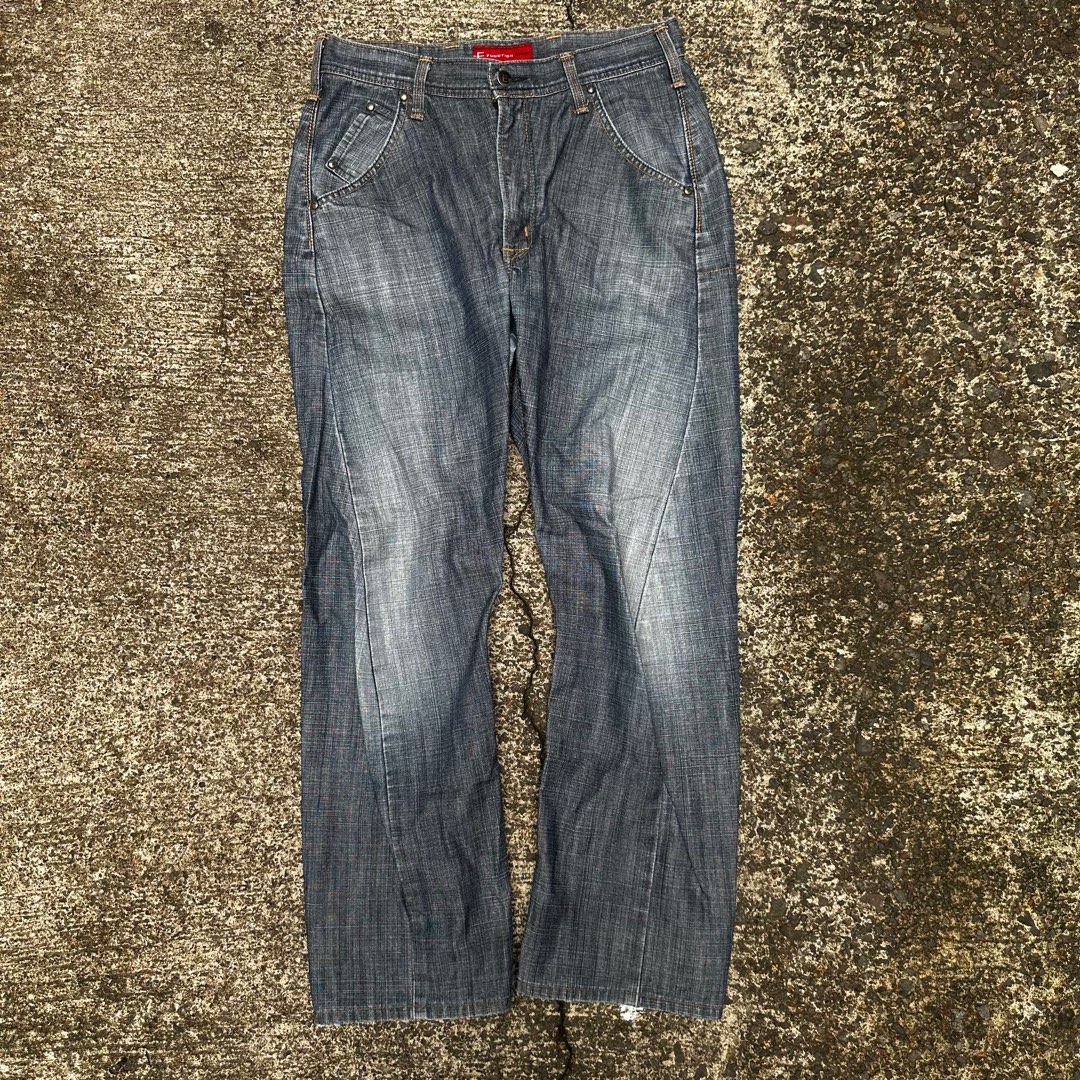 Vintage Edwin E Function Raw Denim Jeans, Men's Fashion, Bottoms, Jeans ...