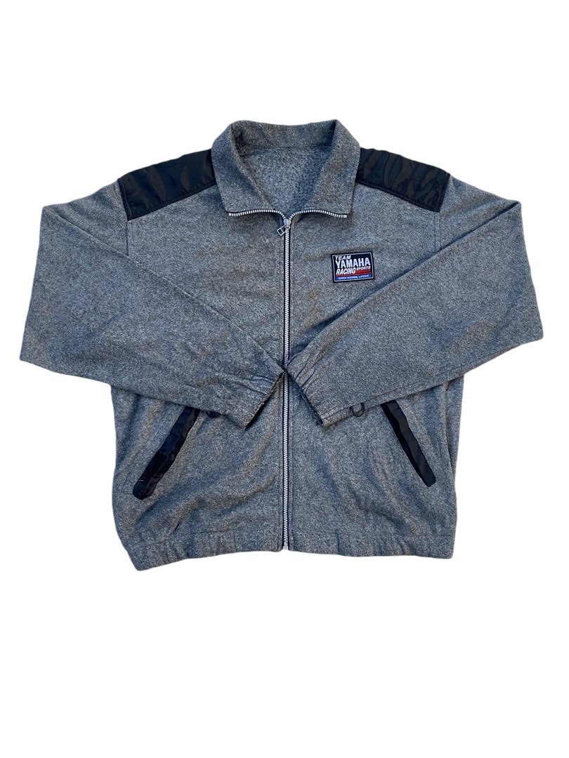 Vintage Yamaha Racing Team Fleece Jacket, Men's Fashion, Coats, Jackets ...