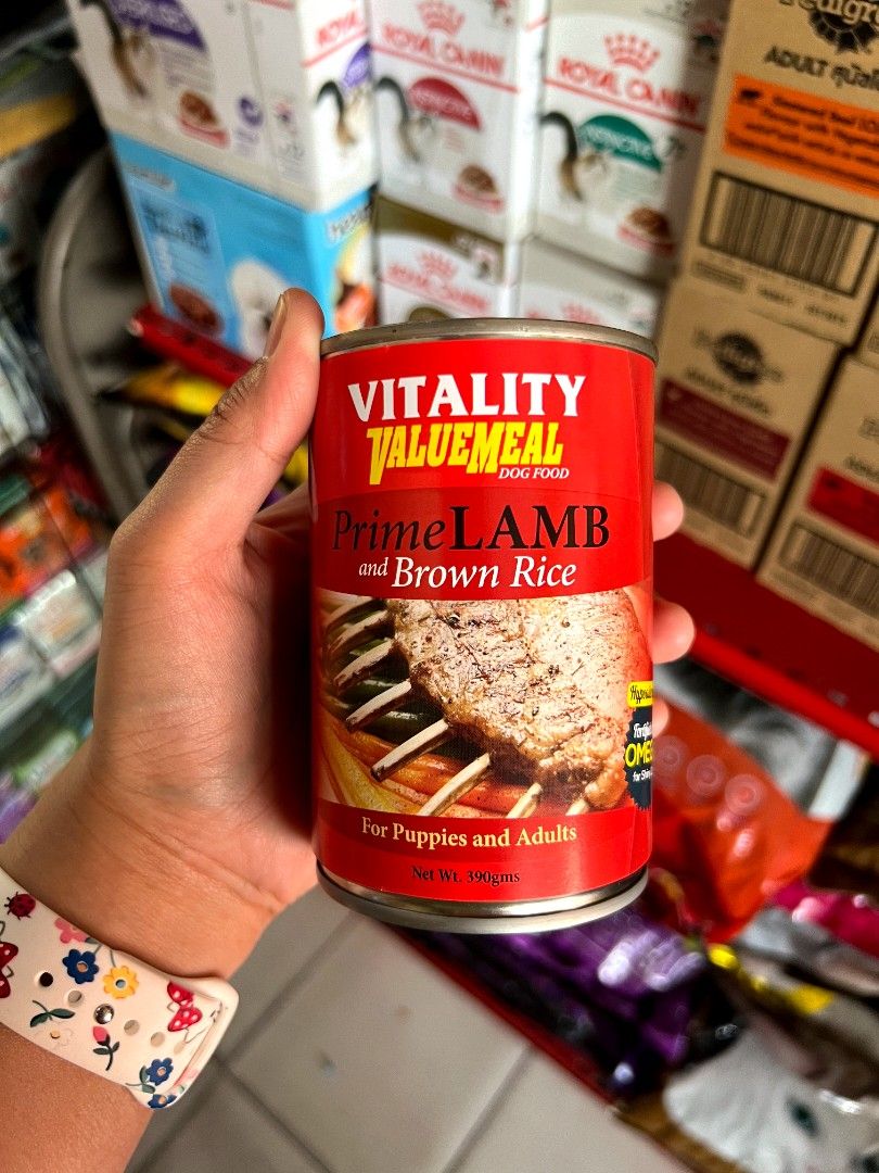 Vitality Value Meal ValueMeal Wet Dog Food in Can For Puppies and Adults 390g (Eliz Pet Shop ...