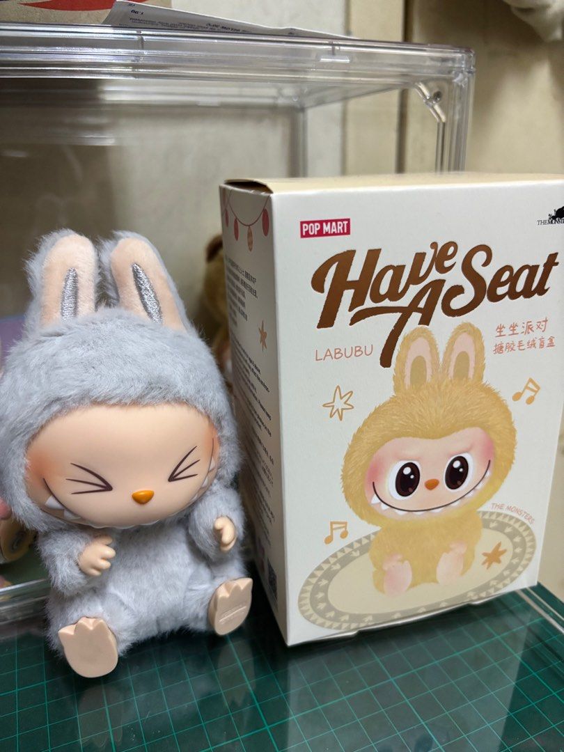 WTS Popmart Labubu V2 Have a Seat at cheap price, Hobbies & Toys, Toys ...