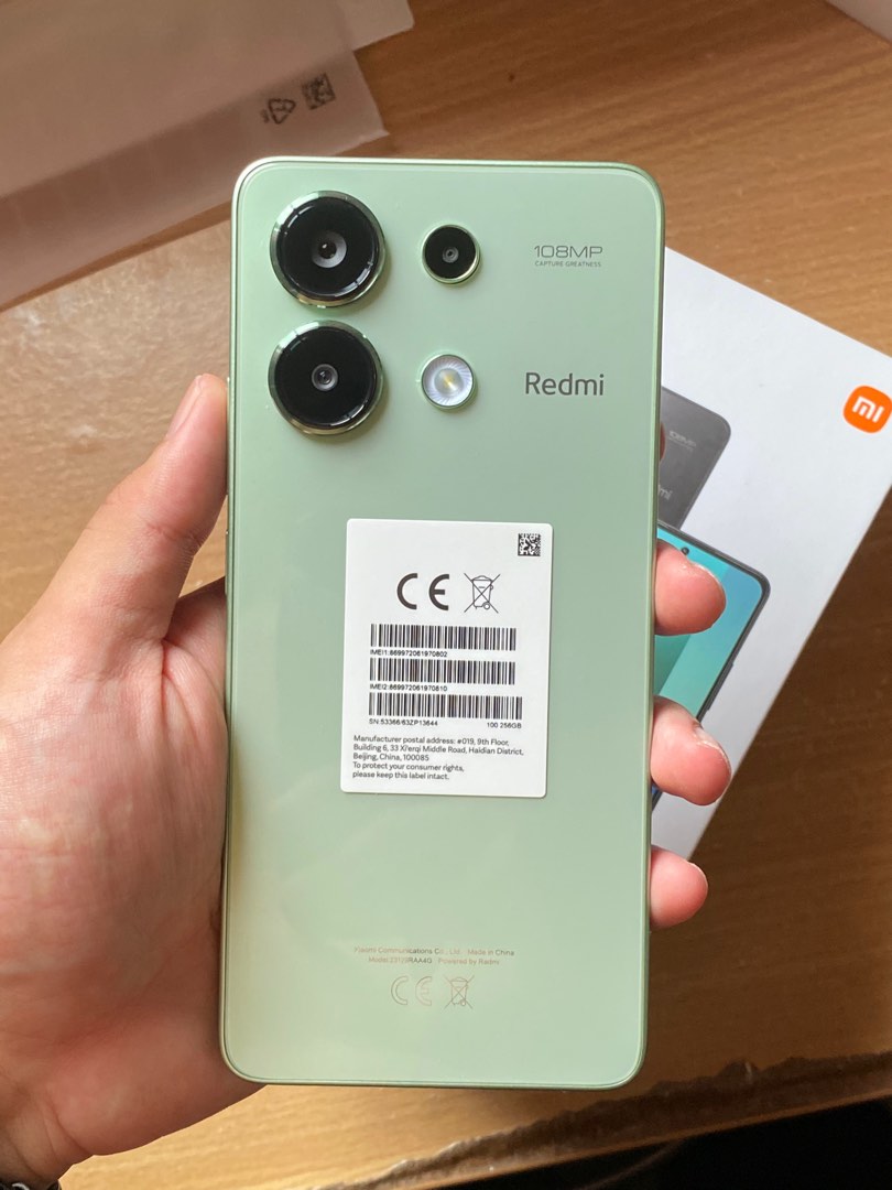 Xiaomi Redmi Note 13 Mint Green 256GB, Mobile Phones & Gadgets, Mobile ...