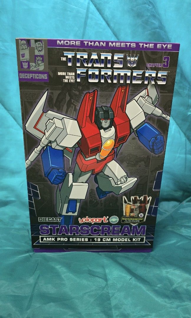 Yolopark Transformers Diecast Starscream AMK Pro Series 19cm Model Kit ...