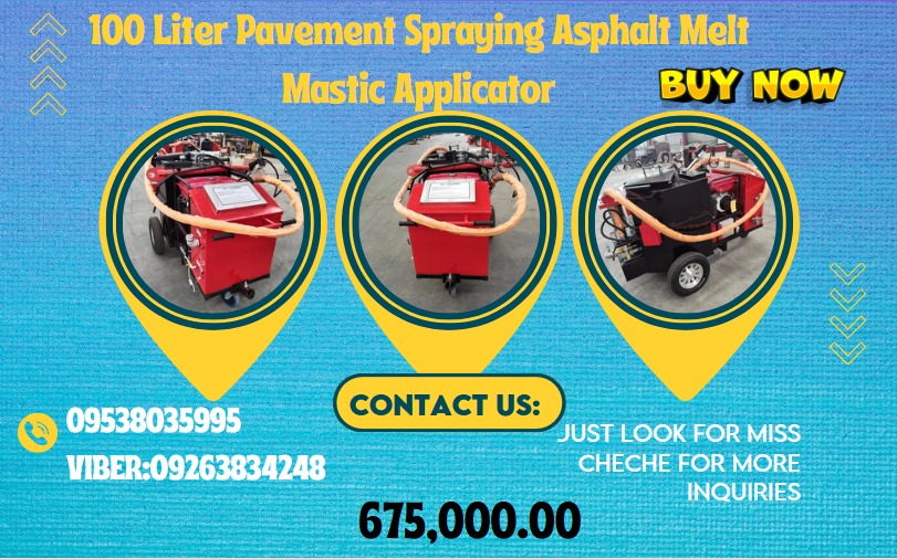 100 LITER PAVEMENT SPRAYING ASPHALT APPLICATOR MACHINE, Everything Else ...