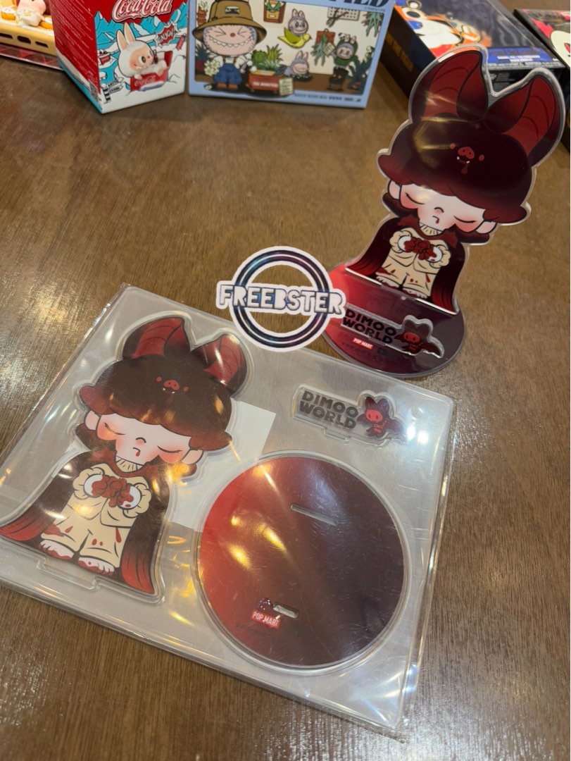 [100% ORIGINAL] Pop Mart Dimoo World Dracula Standee Acrylic, Hobbies ...