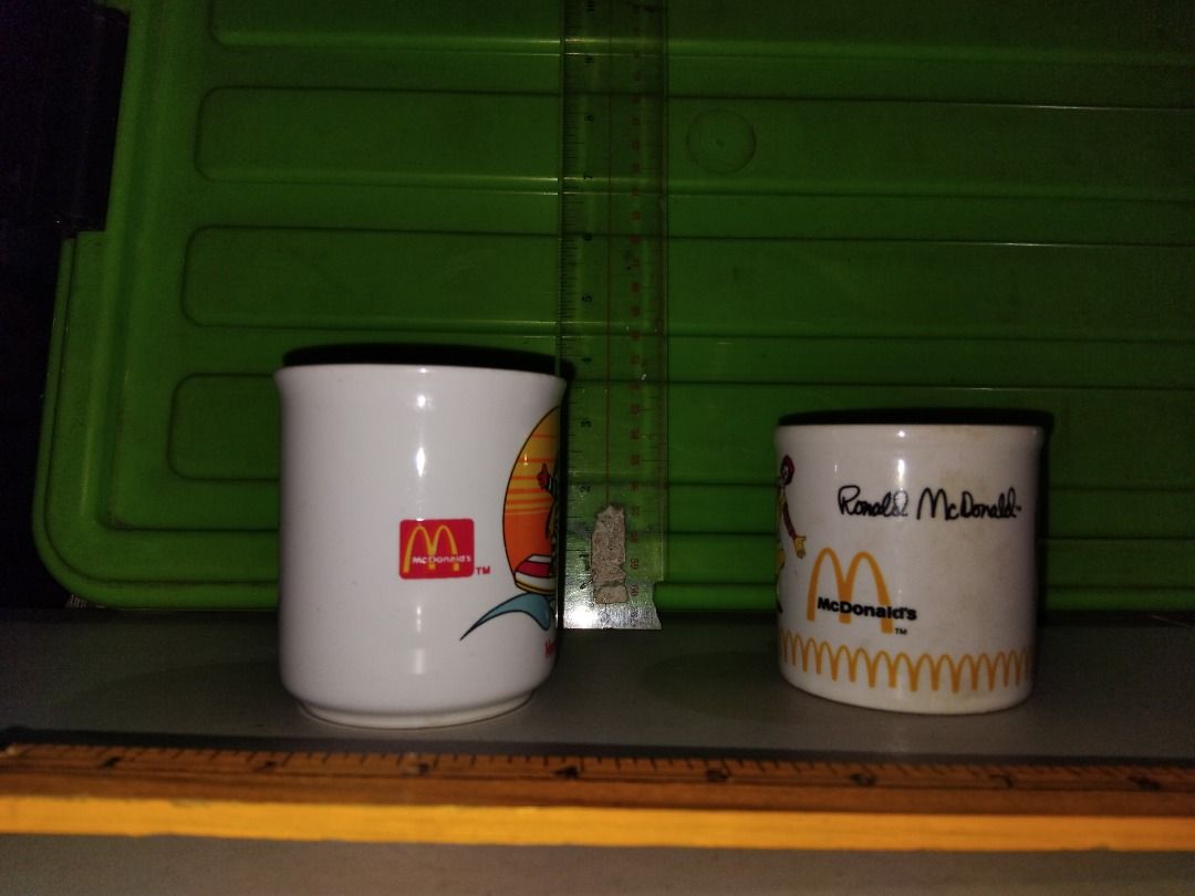 1980's McDo ceramic mugs/cups - 2 pieces - vintage, Hobbies & Toys ...