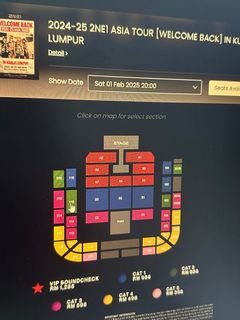 2NE1 in KL concert ticket CAT 4, Tickets & Vouchers, Event Tickets on ...