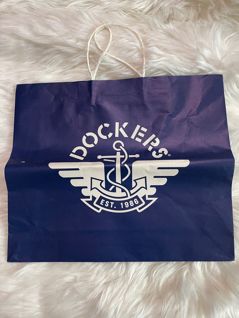 Authentic Dockers Big size paper bag, Hobbies & Toys, Stationery ...