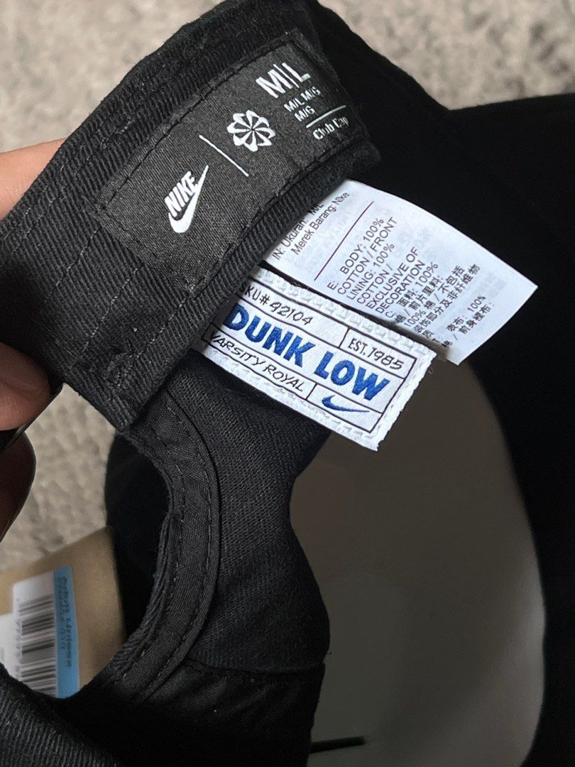 Authentic/Original NIKE Club Unstructured Dunk Patch Cap - Dunk Low ...