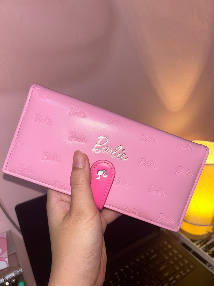 BARBIE MINISO WALLET, Women's Fashion, Bags & Wallets, Wallets & Card ...