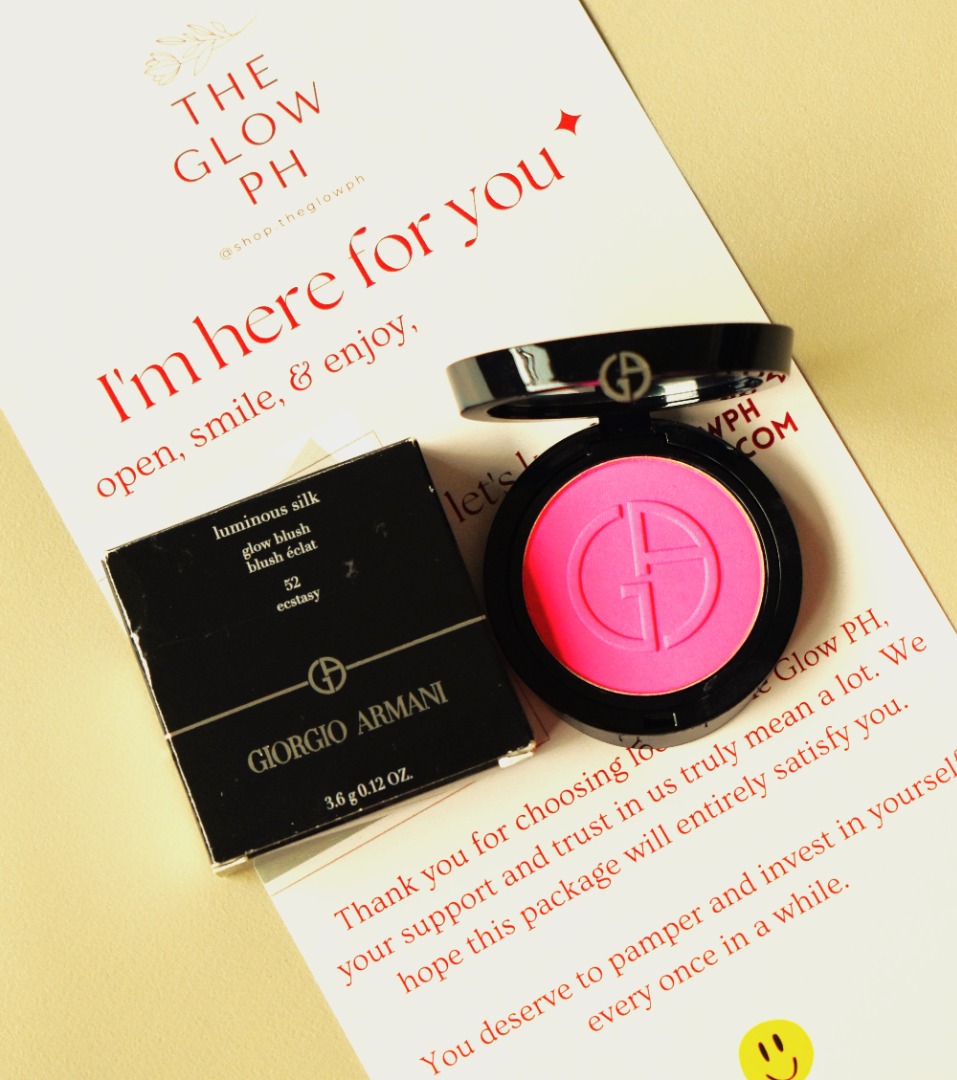 BRAND NEW GIORGIO ARMANI Armani Beauty Luminous Silk Glow Blush 3.6g ...