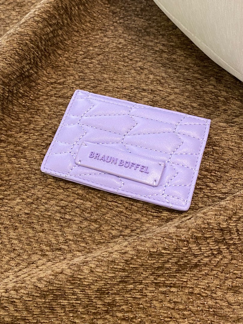 Braun Buffel Violet card holder ori & new, Women's Fashion, Bags ...