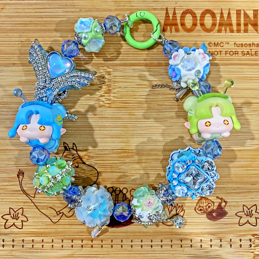 BUY 1 FREE 1 Pop bean chain!! Limited DOUBLE Flora (Starry eyes, Open ...