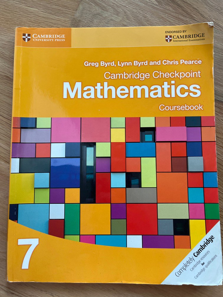 Cambridge Checkpoint Mathematics Coursebook 7, Hobbies & Toys, Books ...