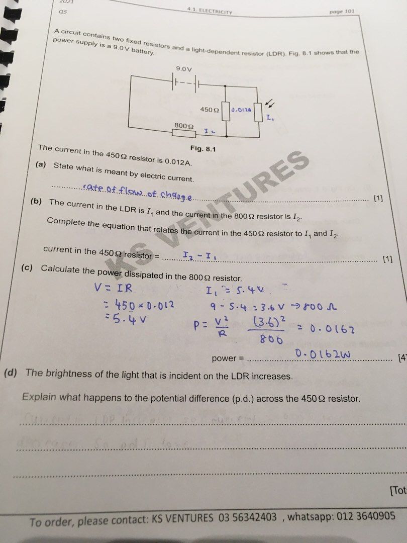 Cambridge IGCSE Physics 0625 Paper 4 Extended - Topical Past Year ...