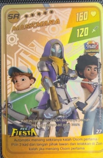 CARD MASKMARA SR MGC BOBOIBOY, Hobbies & Toys, Collectibles ...