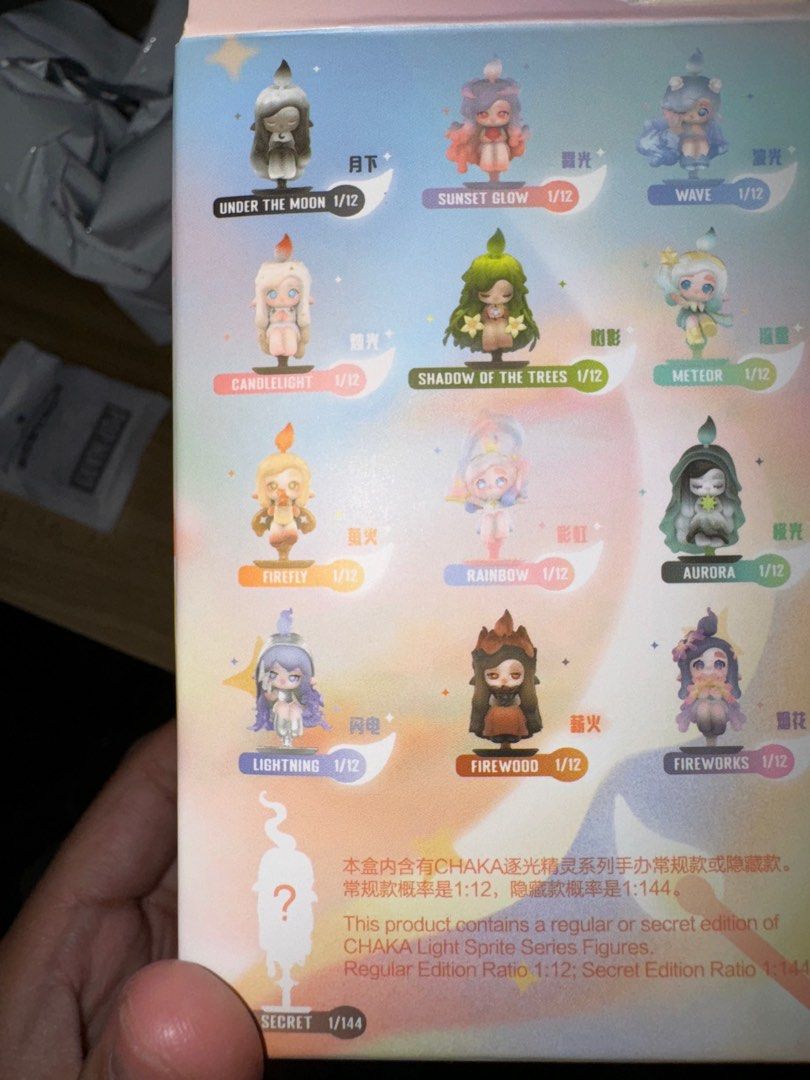 Popmart Chaka x Hanna Li Light Sprite - Lightning, Hobbies & Toys, Toys ...