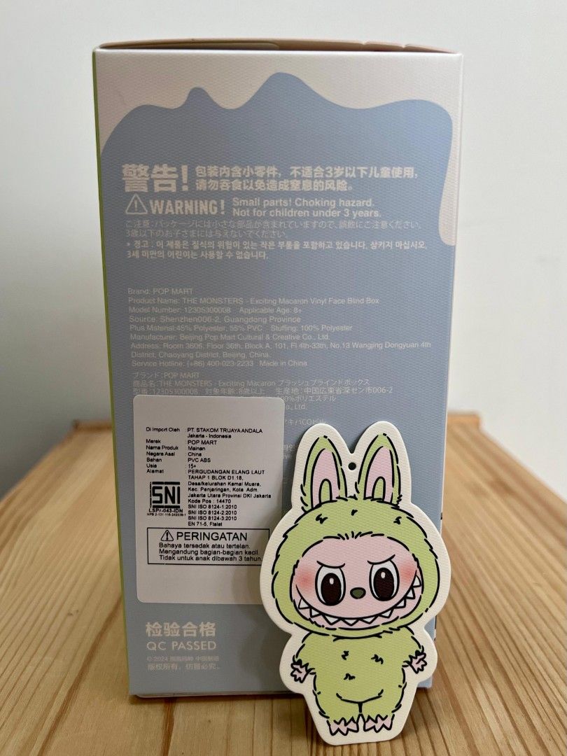 (CO OREN) Labubu V1 Macaron SELECTED “GREEN GRAPE” Original Pop Mart ...
