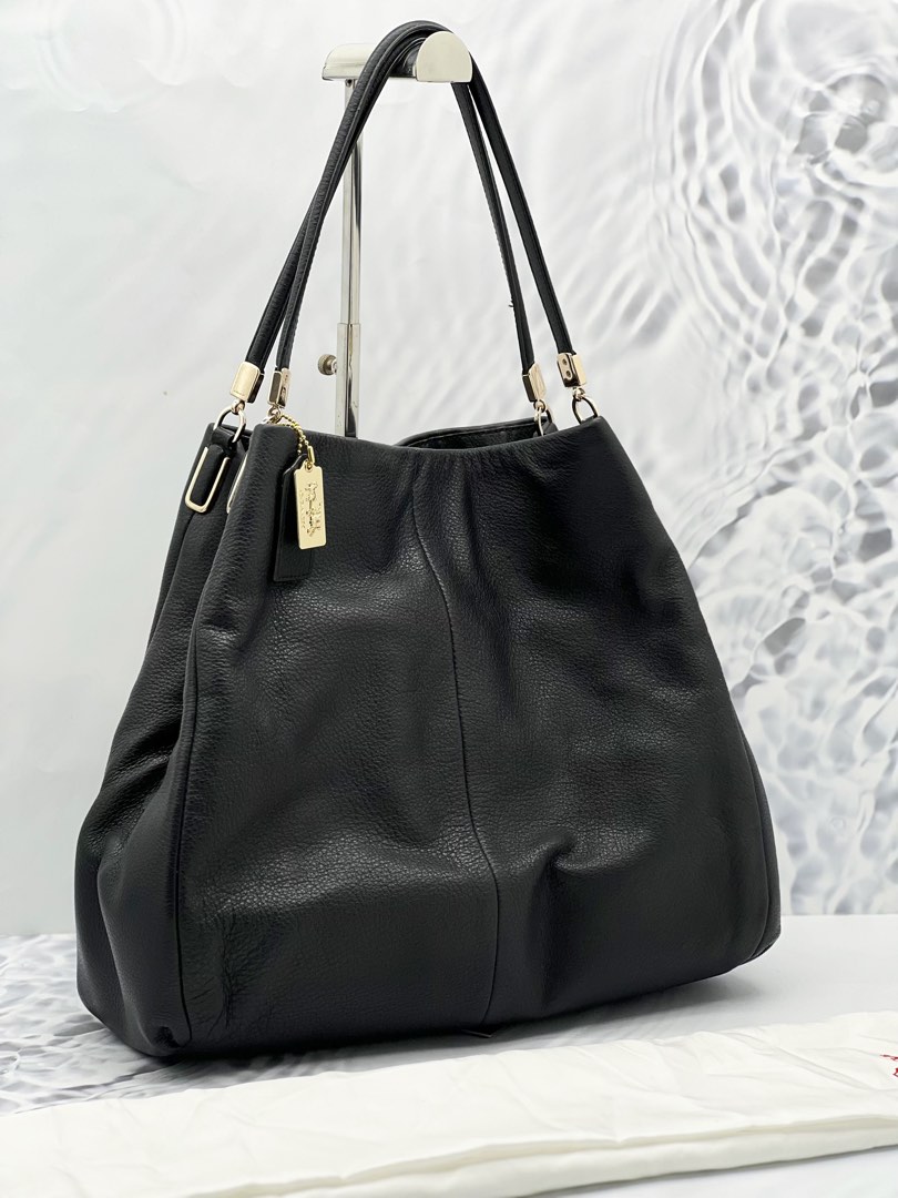 COACH PHOEBE SHOULDER BAG IN BLACK LEATHER, Luxury, Bags & Wallets on ...