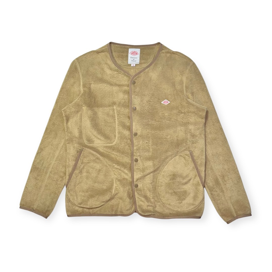 Danton Collarless Fleece Jacket, Men's Fashion, Coats, Jackets and ...