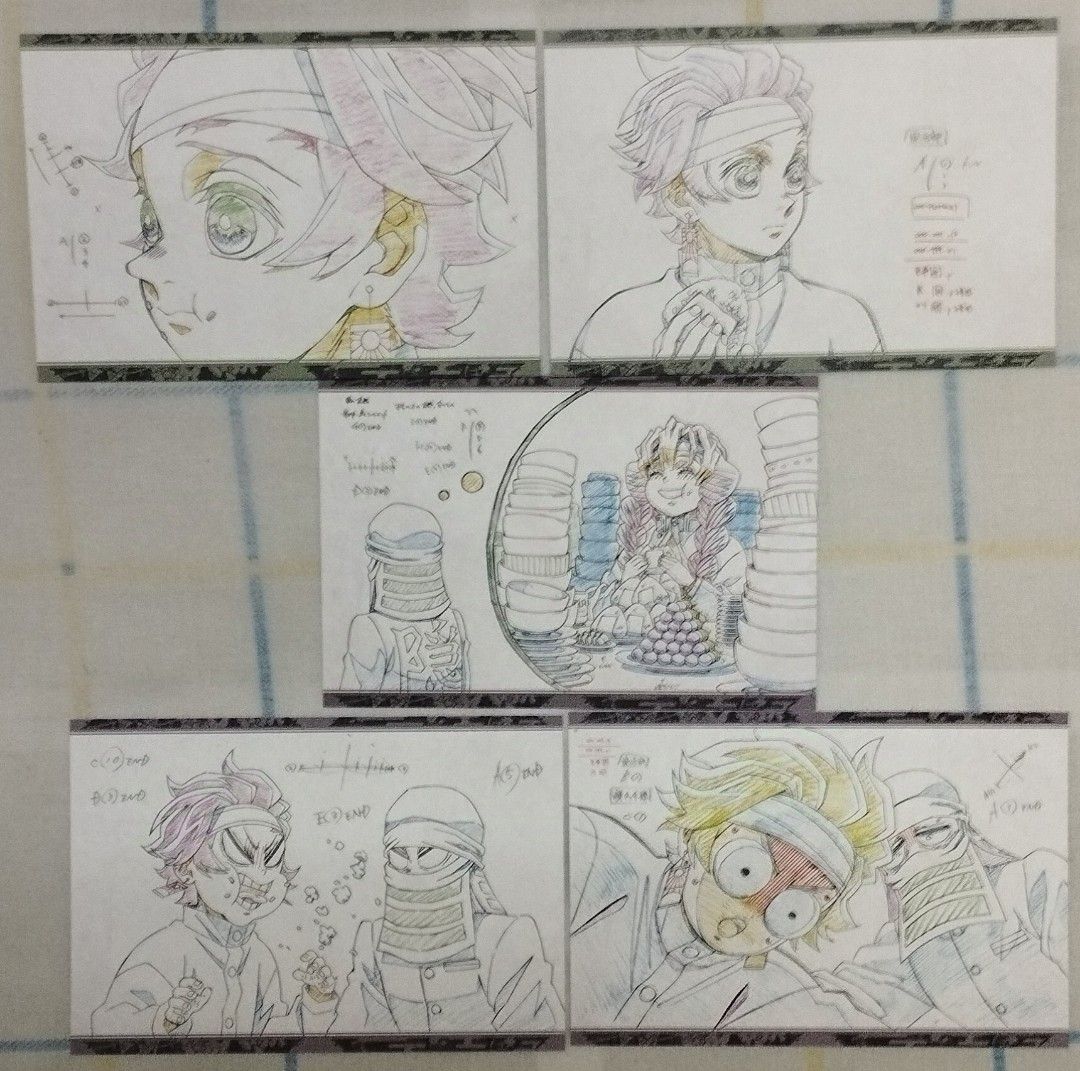 Demon Slayer Tanjiro mitsuri kanroji postcard Kimetsu no yaiba, Hobbies ...