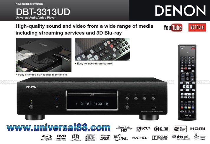 DENON DBT-3313UD, 家庭電器, 電視 & 其他娛樂, 藍光及播放器 - Carousell