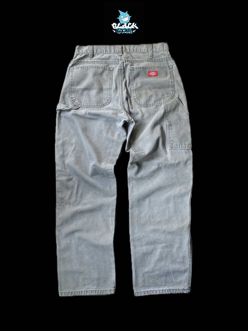 Dickie Carpenter Moss Green, Men's Fashion, Bottoms, Jeans on Carousell