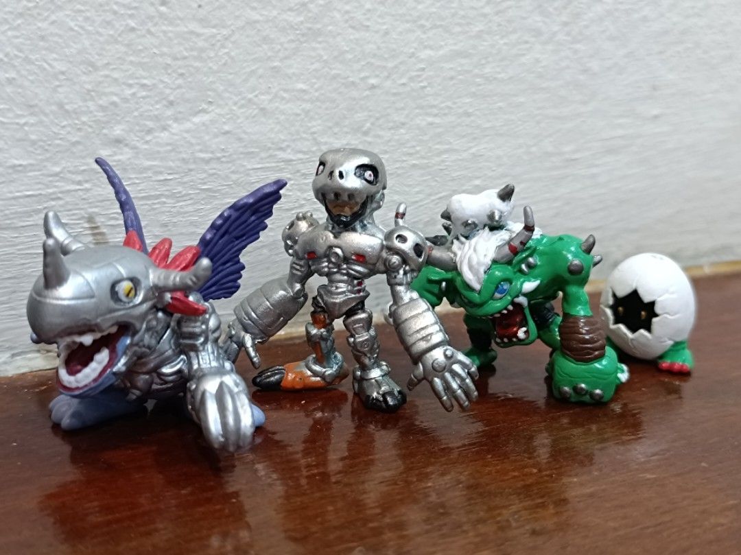 Digimon Figure: Metalgreymon, Andromon, Ogremon, Digitamamon, Hobbies ...