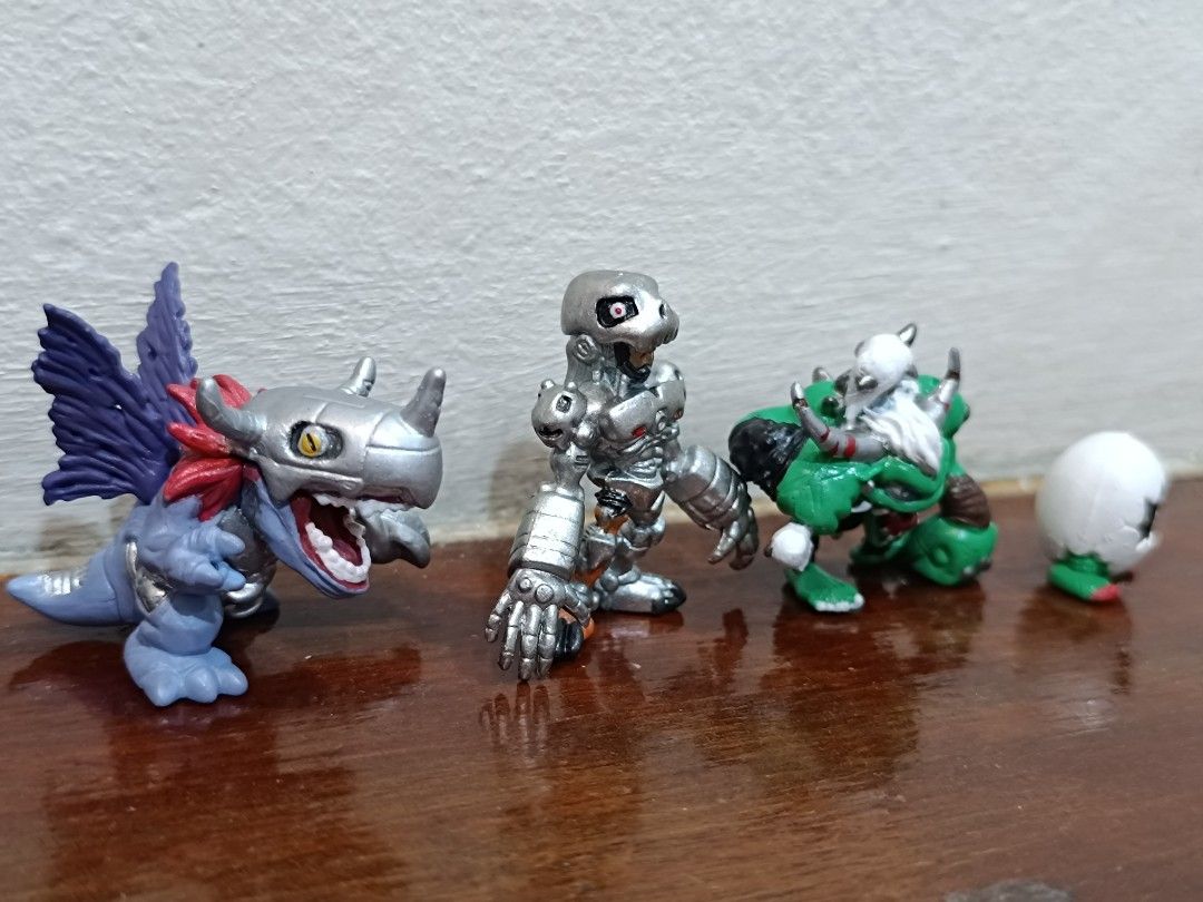 Digimon Figure: Metalgreymon, Andromon, Ogremon, Digitamamon, Hobbies ...