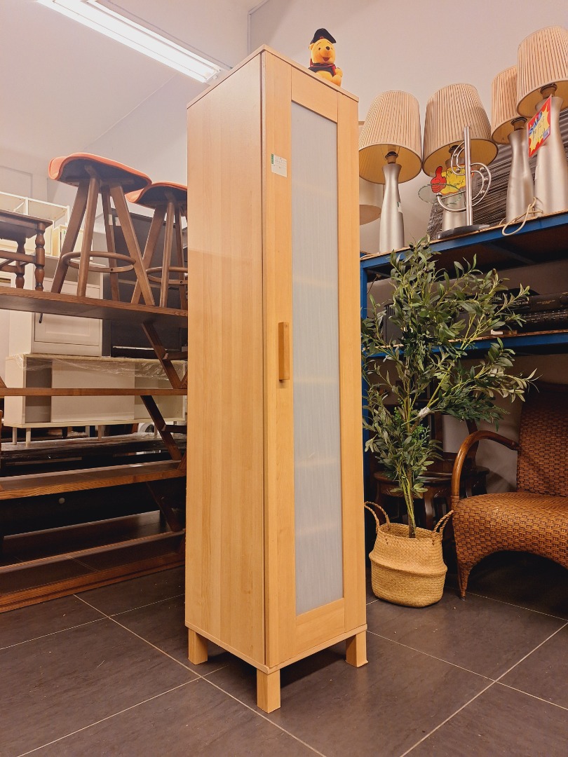 (Discontinued) IKEA ANEBODA Cabinet, oak effect | (Dihentikan ...