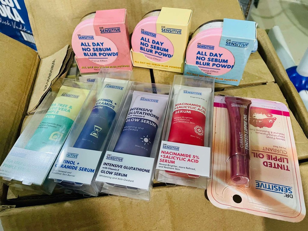 Dr. Sensitive powder/ serum/ liptint, Beauty & Personal Care, Face ...