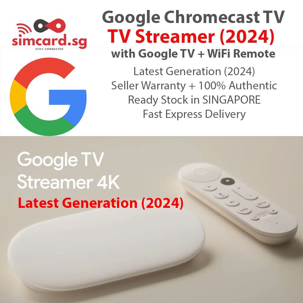 Google TV Streamer (2024) with Google TV and Remote (Chromecast) 4K ...