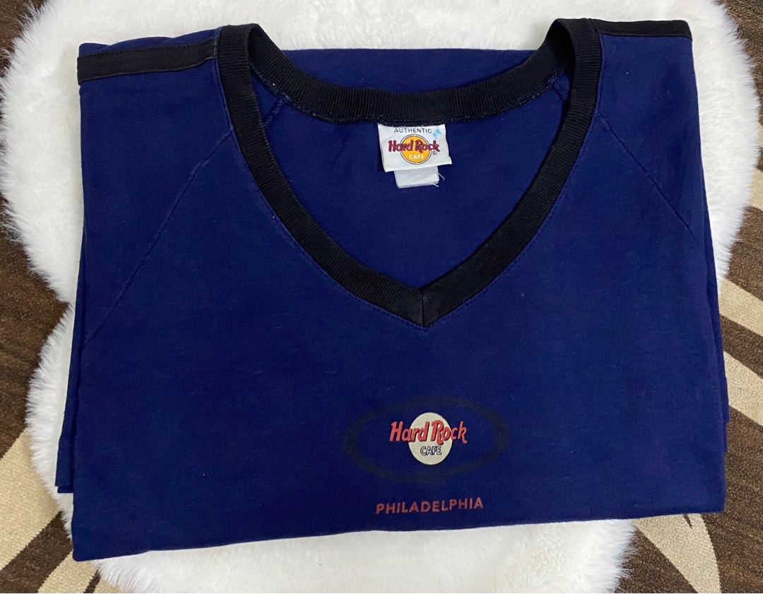 Hard rock cafe Vintage v collar ringer, Men's Fashion, Tops & Sets ...