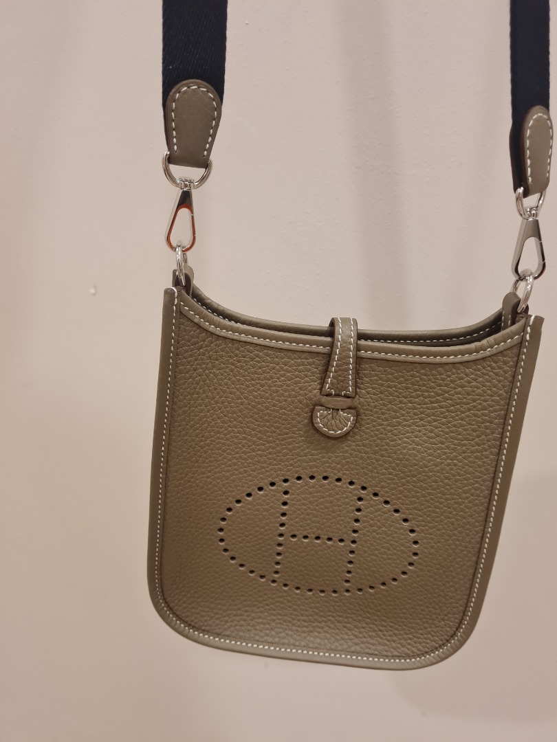 Hermes MINI EVELYN, Luxury, Bags & Wallets on Carousell