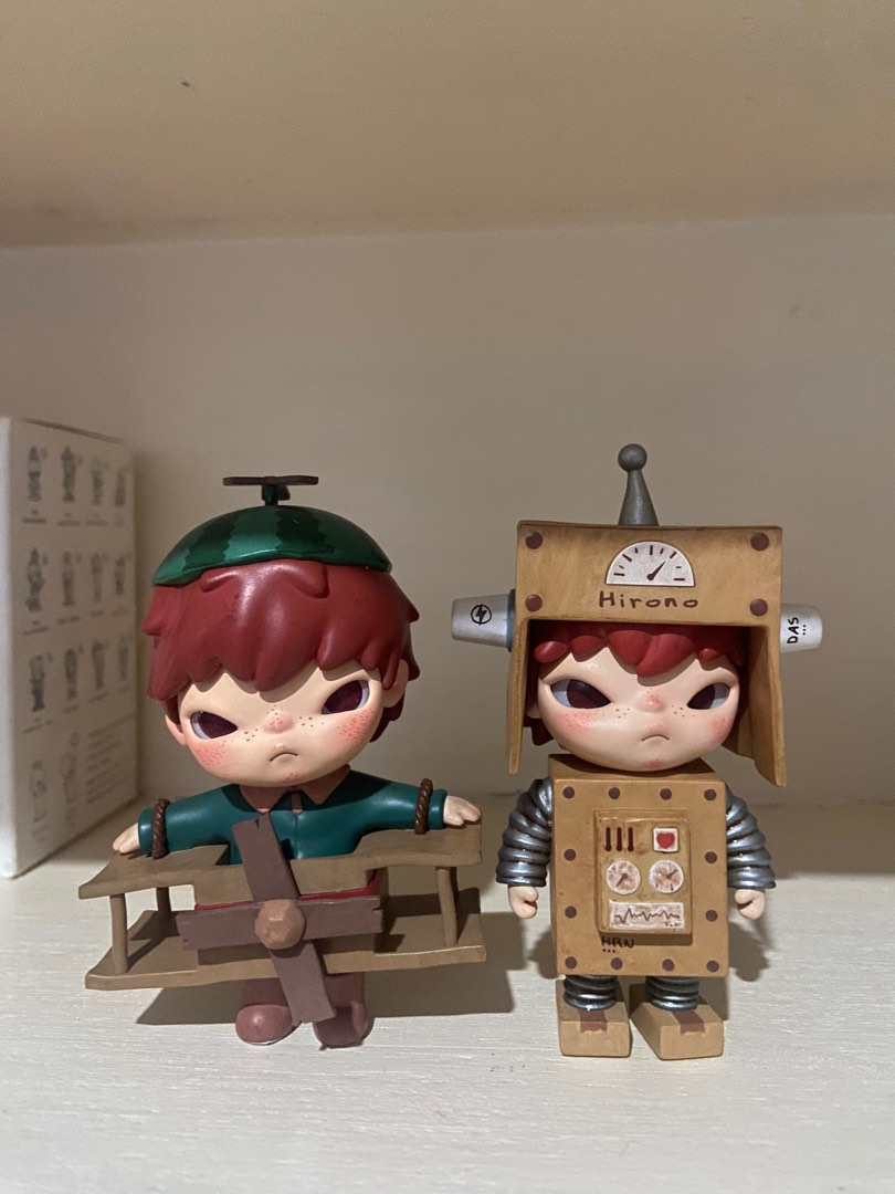 Hirono Little Mischief Aviator & Robot SET, Hobbies & Toys, Toys ...