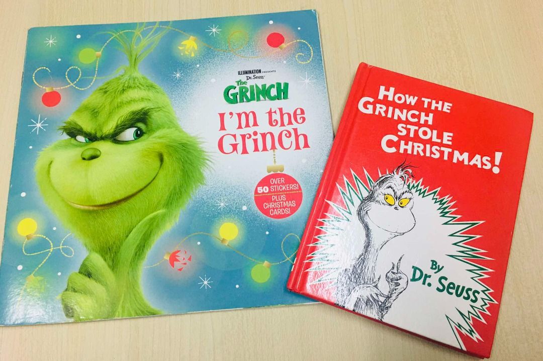 How The Grinch Stole Christmas Book Set, Hobbies & Toys, Books ...