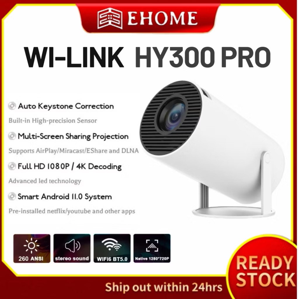 HY300 LCD Projector, TV & Home Appliances, TV & Entertainment ...