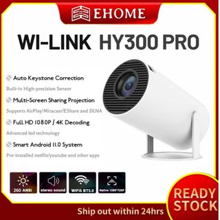 HY300 Pro Projector, TV & Home Appliances, TV & Entertainment ...