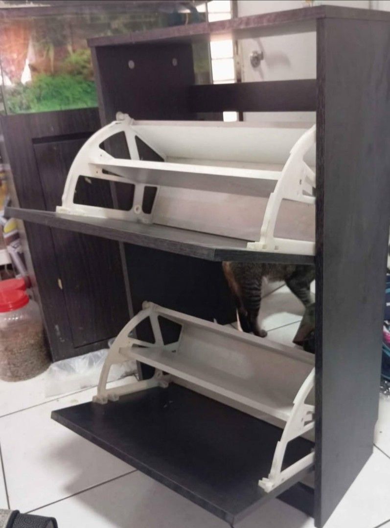 Ikea Bissa 2 tiers, Furniture & Home Living, Home Improvement ...