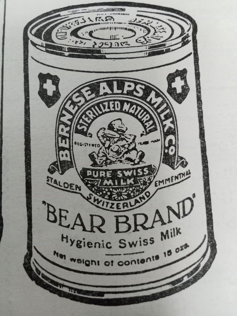 Iklan lama susu chap beruang / bear brand jawi antik/vintage/retro ...