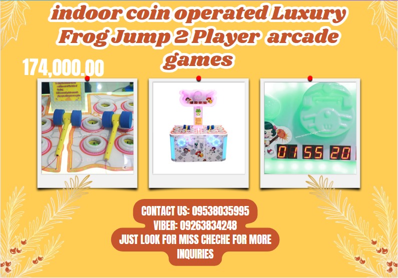 INDOOR COIN OPERATED LUXURY FROG JUMP 2 PLAYER ARCADE GAMES, Everything ...