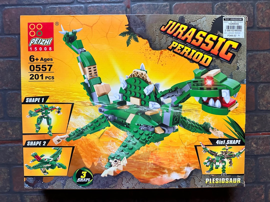 Jurassic period lego toy green, Hobbies & Toys, Toys & Games on Carousell