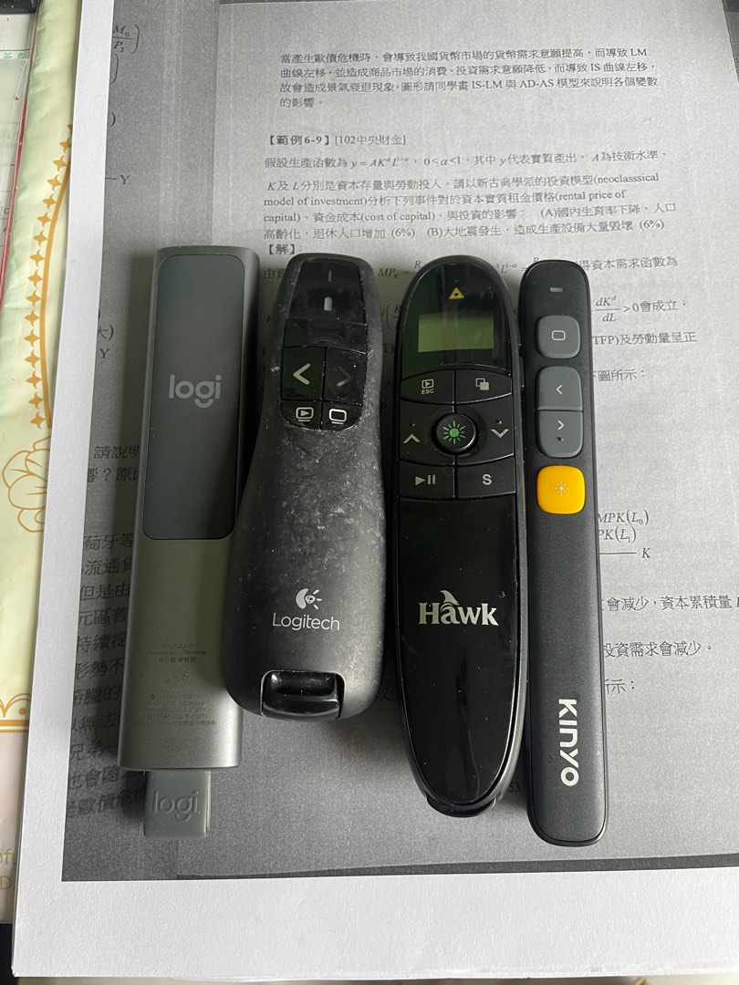 kinyo 專業輕薄雷射簡報筆 POR-3385 30M超長距離 磁吸接收器 音量調整 支援多軟體 視窗切換& Logitech 羅技 SPOTLIGHT 無線藍牙簡報器型號：R-R0011 ...