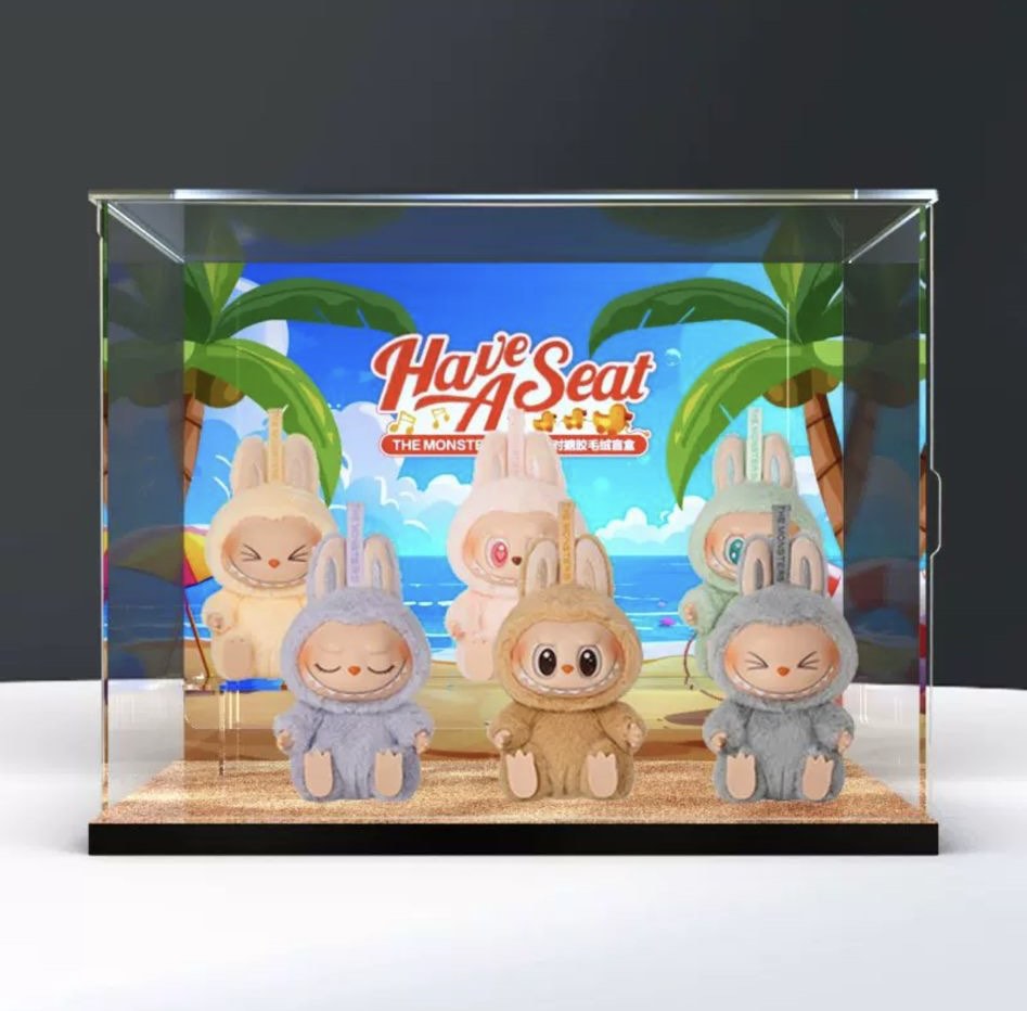 Labubu acrylic display box + acrylic stand, Hobbies & Toys, Toys ...