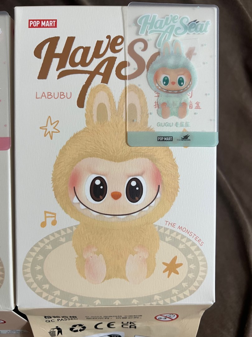 Labubu Have a seat QUQU, Hobbies & Toys, Toys & Games on Carousell